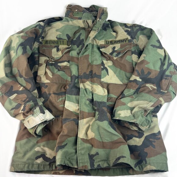 U.S. Army | Jackets & Coats | Us Army M65 Woodland Camo Field Jacket ...